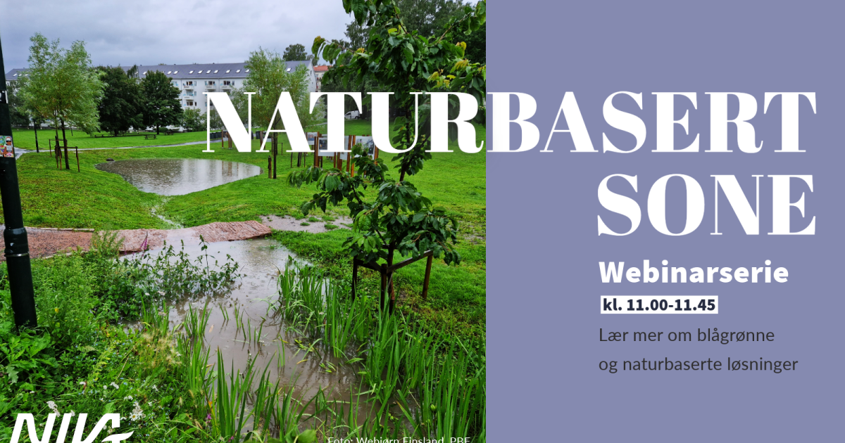 Naturbasert sone - webinarserie | NIVA